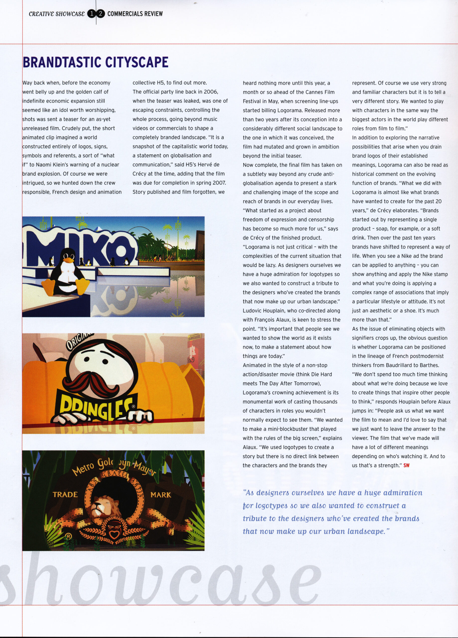 Logorama press review